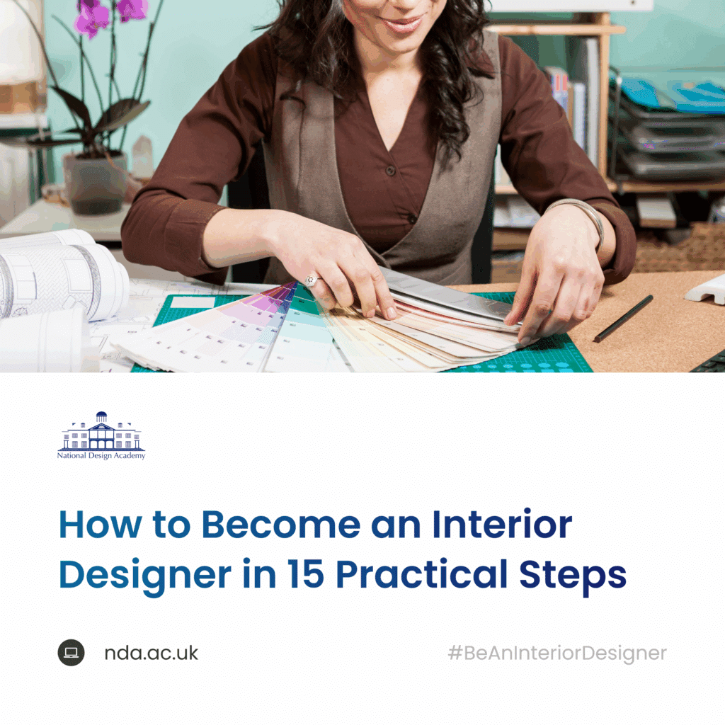 How to Become an Interior Designer in 15 Practical Steps