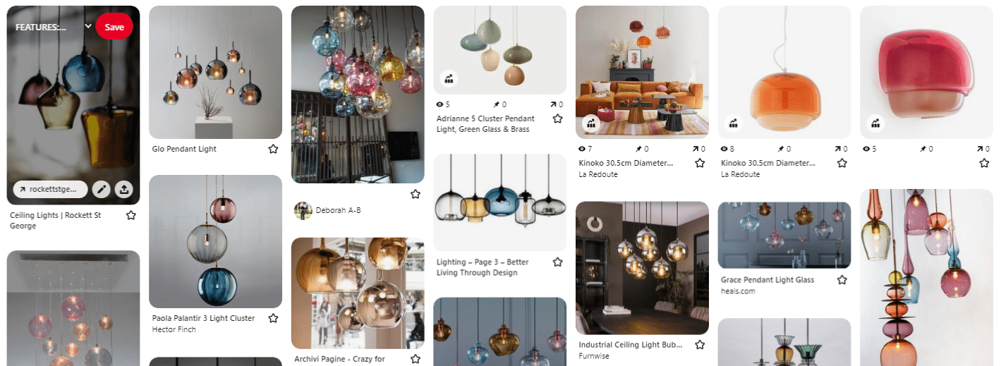 TREND: Coloured Glass Lighting