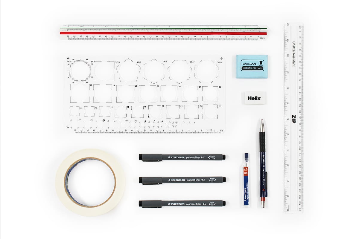 Technical Drawing Equipment Kit - National Design Academy