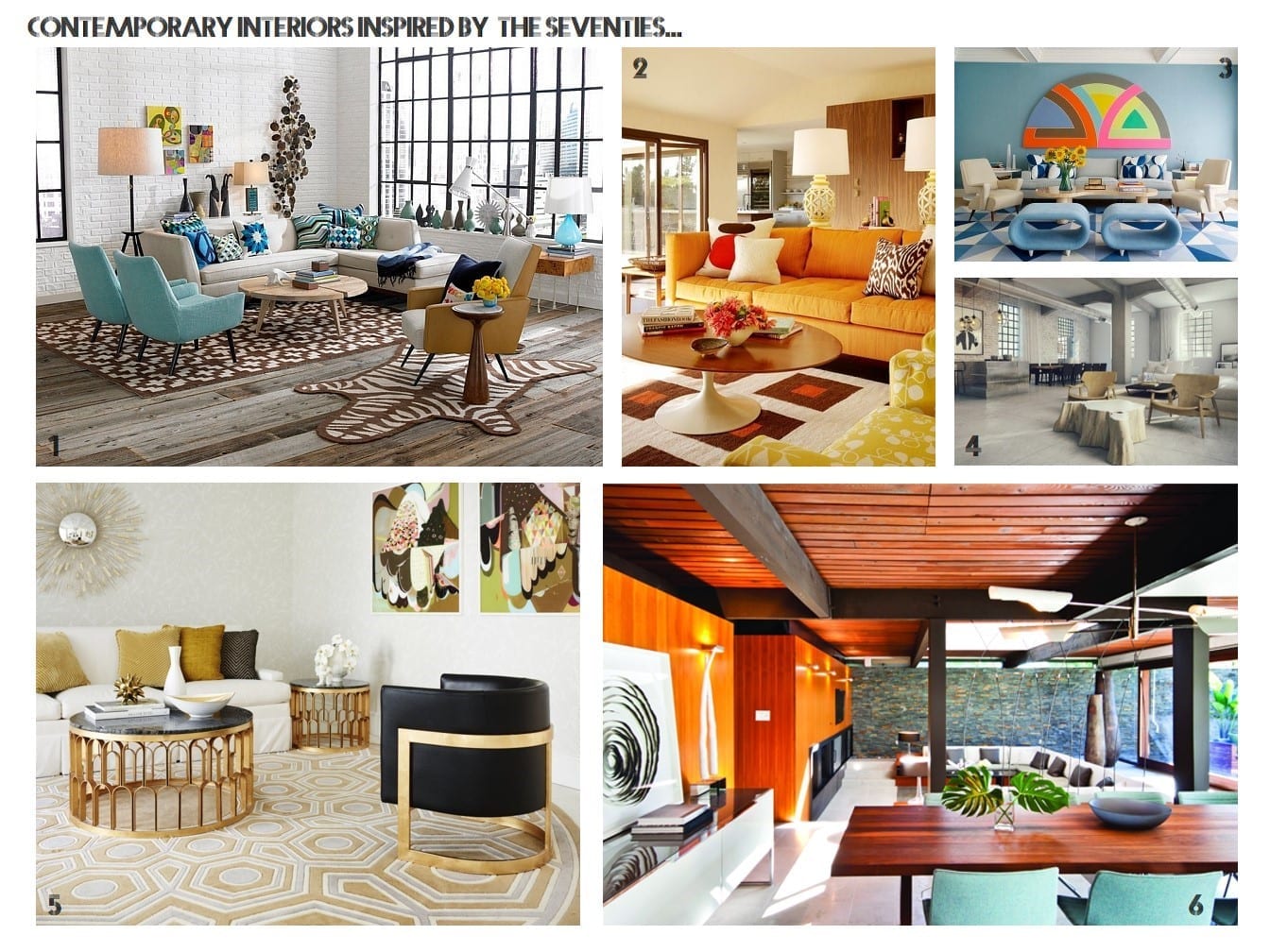 2016 Interior Design Trends - 1970s inspired | NDA Blog